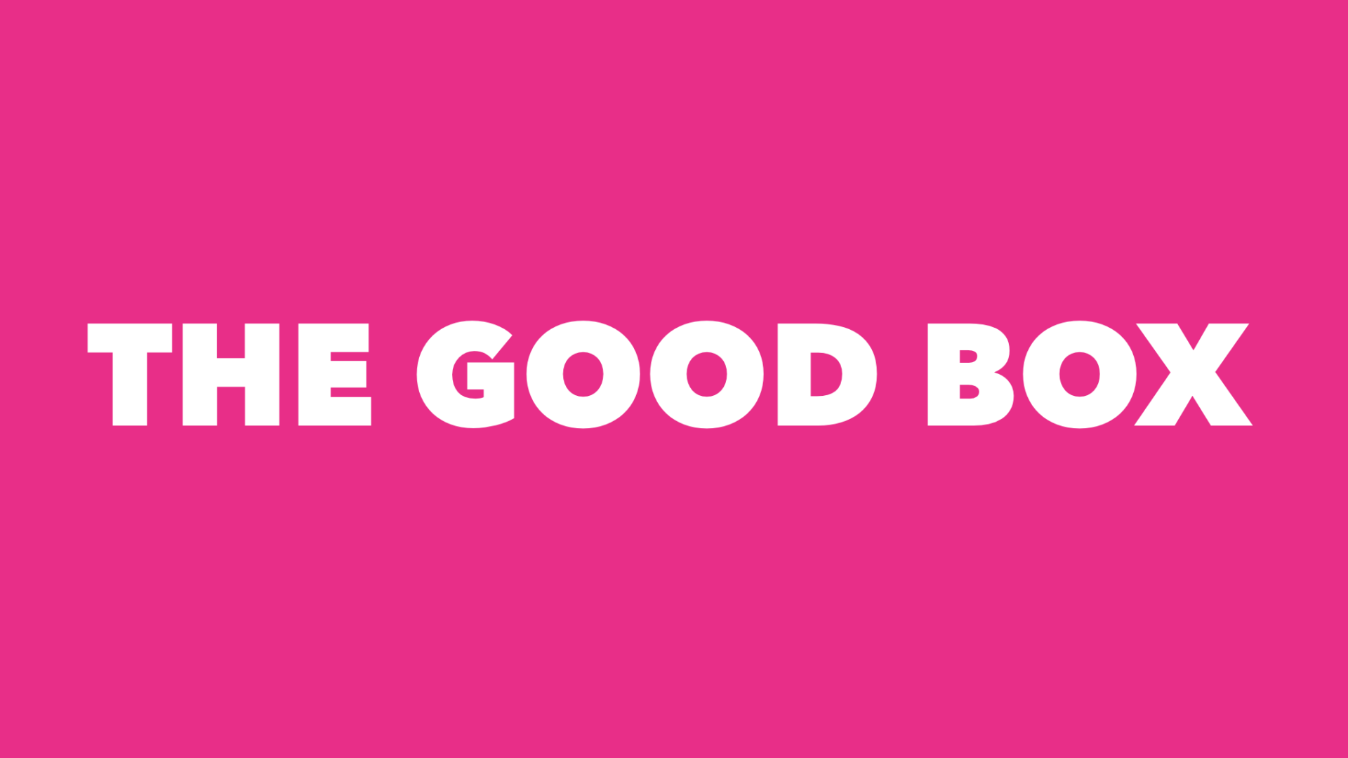 The Good Box: Donating Goods to do Good for the City