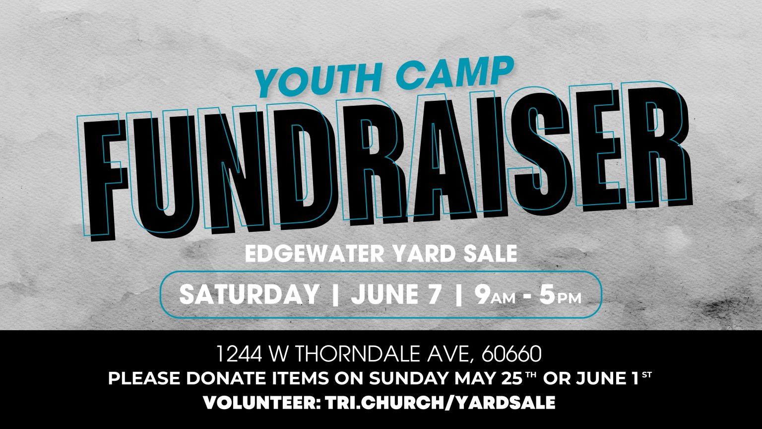 Support Our Youth Camp Fundraiser